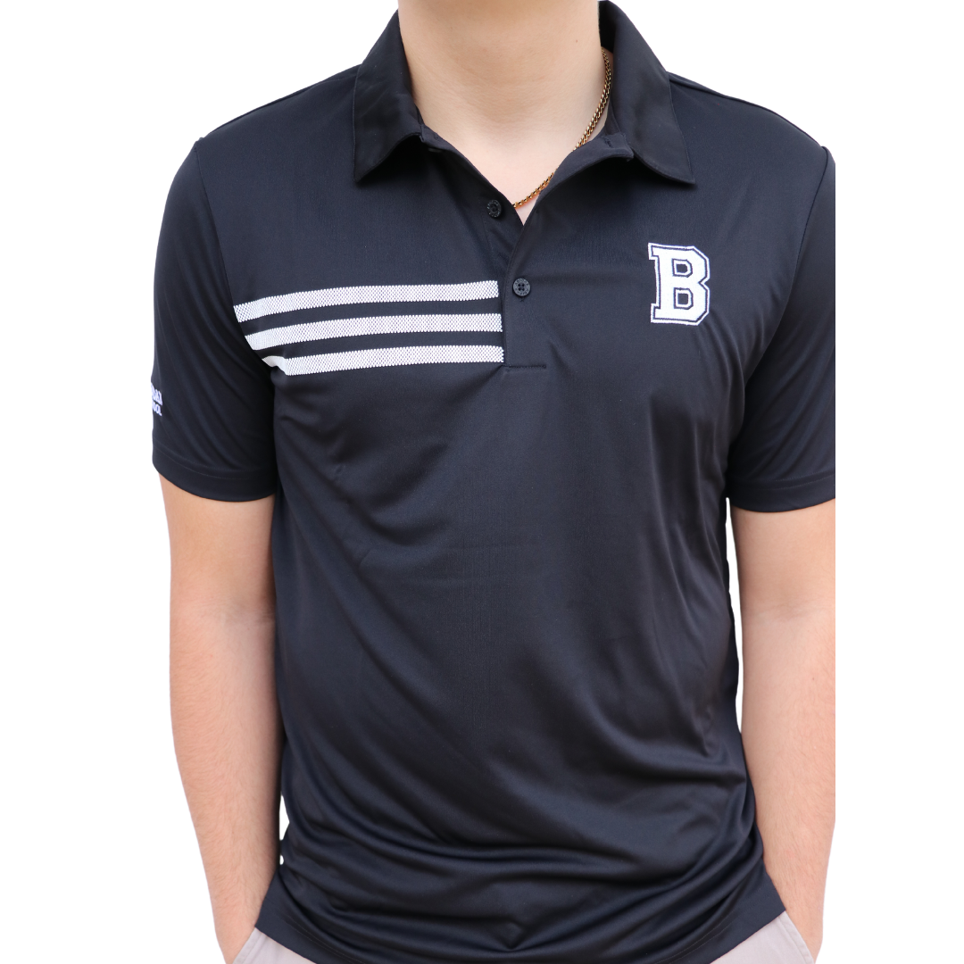 Adidas Men’s Black 3-Stripe Chest Polo (A324) | Sabre Store | St ...