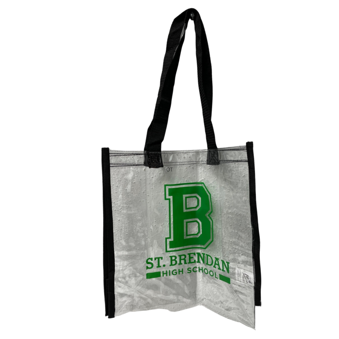 Clear B tote | Sabre Store | St. Brendan High School